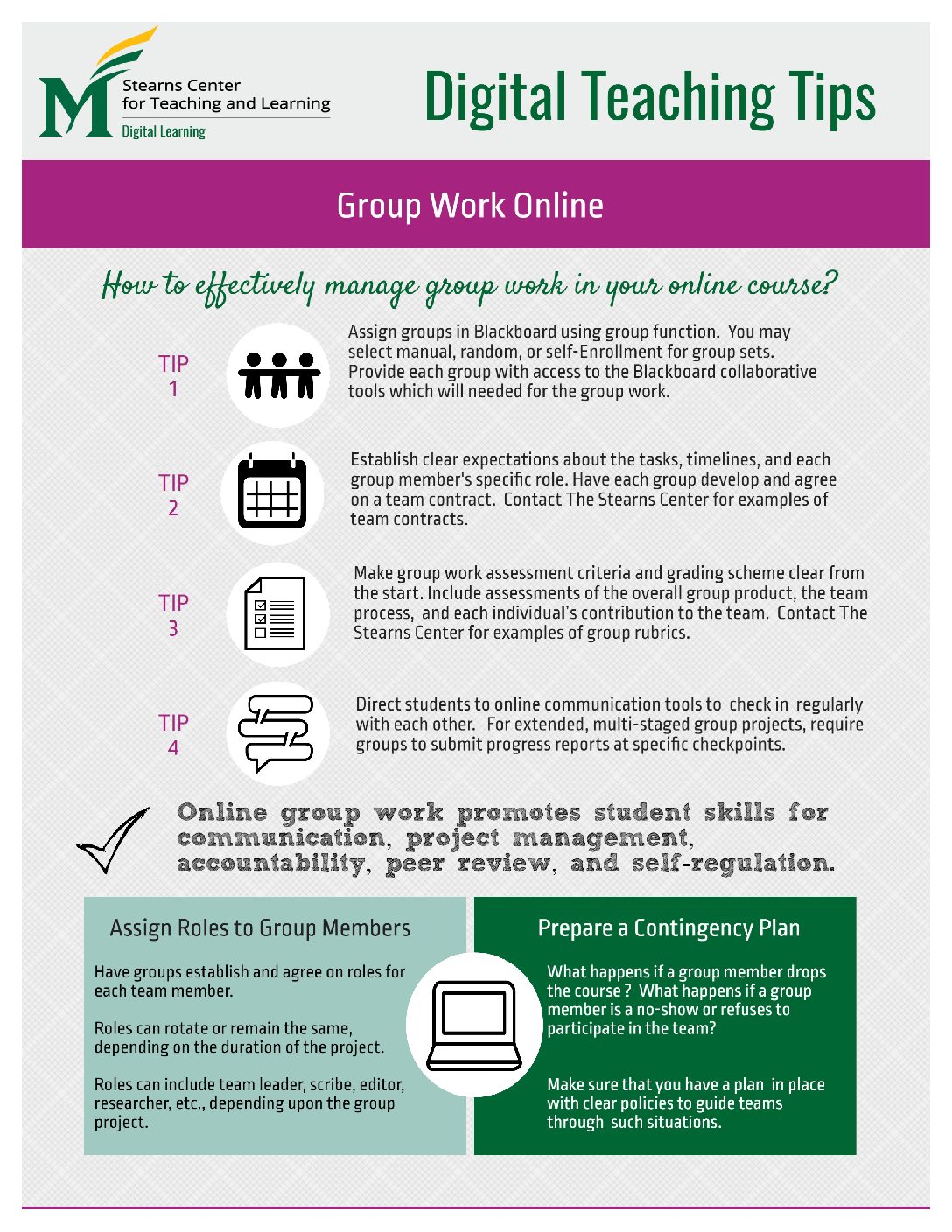 Group Work Online - Stearns Center for Teaching and Learning
