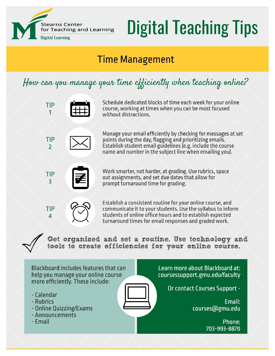 Time Management - Stearns Center for Teaching and Learning